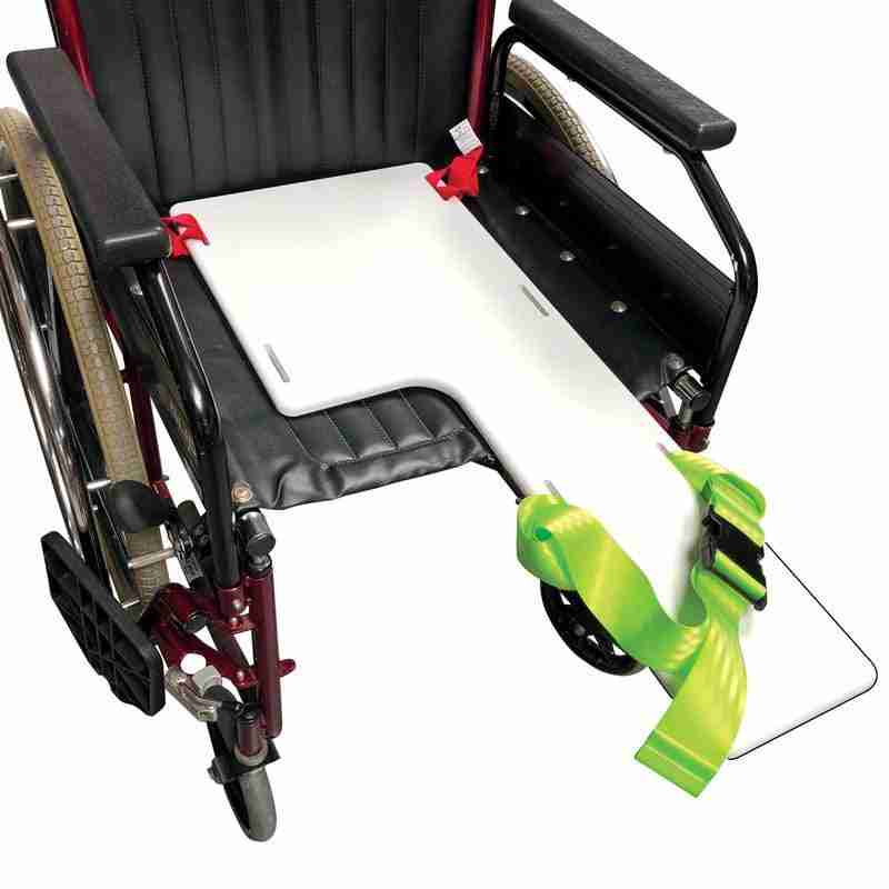 Extended Leg Board - To support an extended leg in a wheelchair